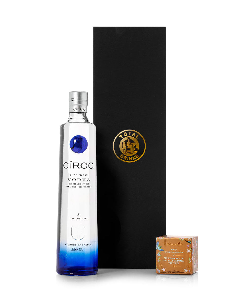 Ciroc Vodka 70cl & Chocolate Truffle Gift Box – TotalDrinks