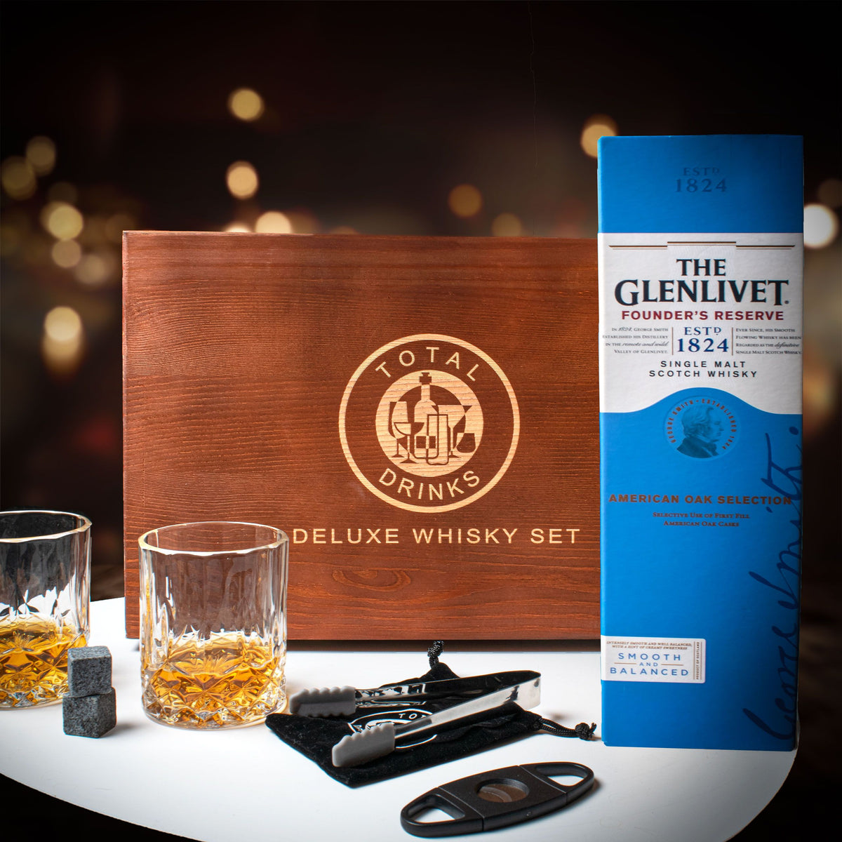 The Glenlivet Founder’s Scotch Whisky Gift Box with Accessories ...
