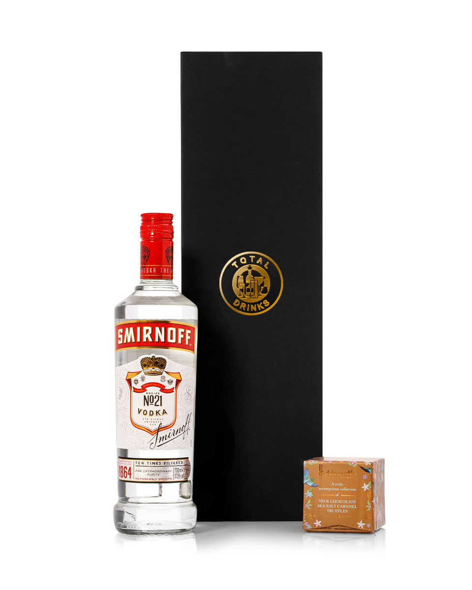 Smirnoff Vodka 70cl & Chocolate Truffle Gift Box – TotalDrinks