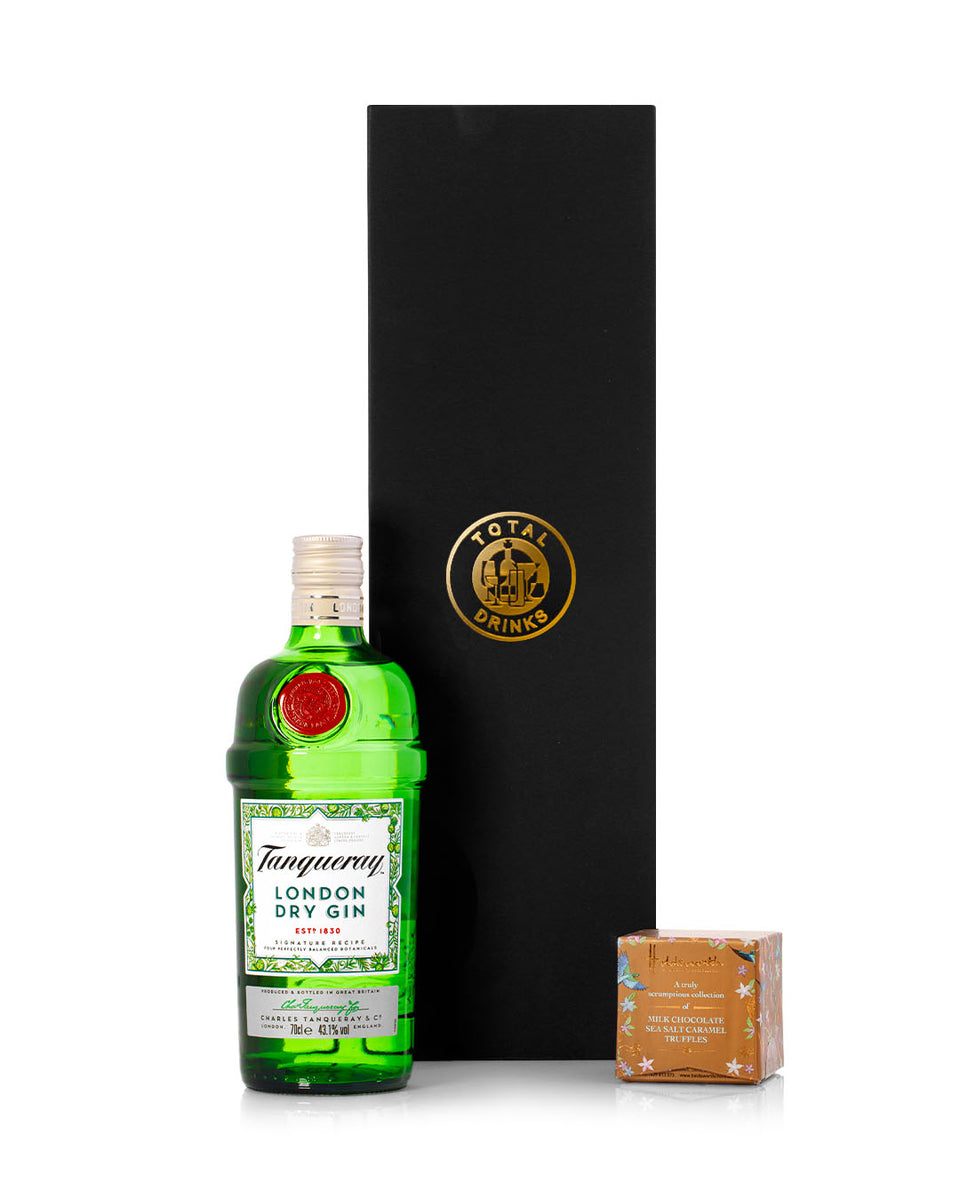 Tanqueray 70cl & Chocolate Truffle Gift Box – TotalDrinks