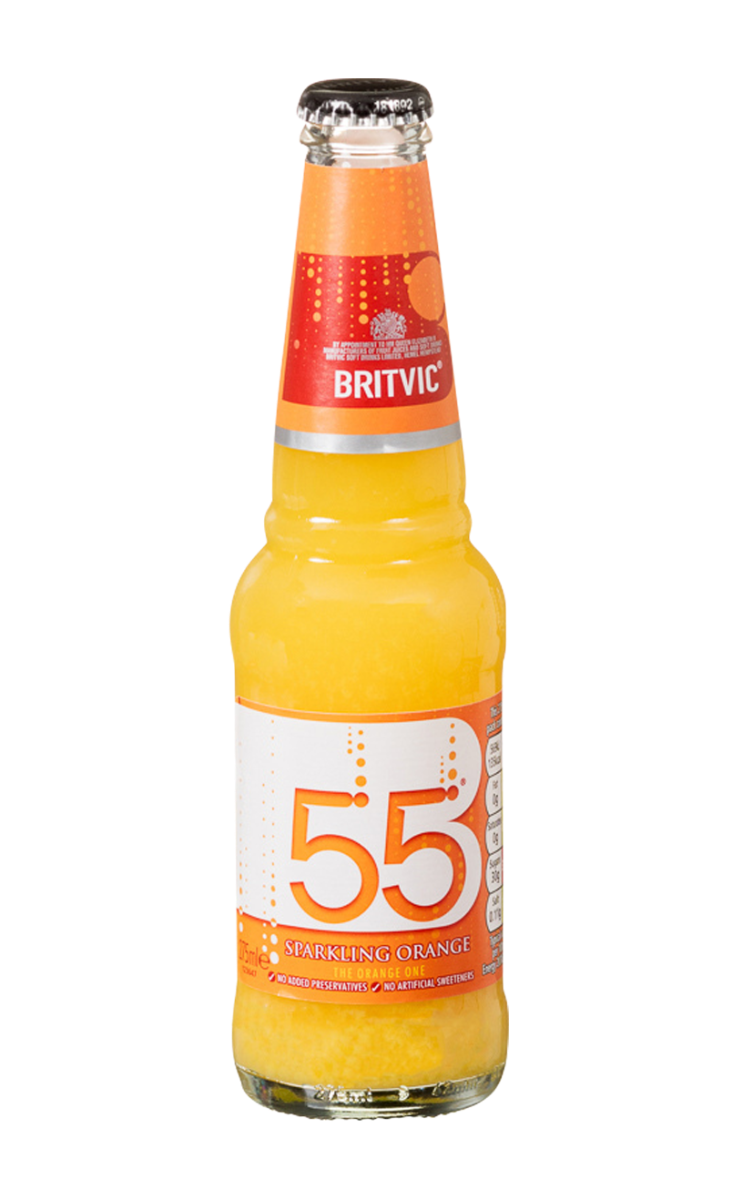 Britvic 55 Orange 24 x 275ml – TotalDrinks