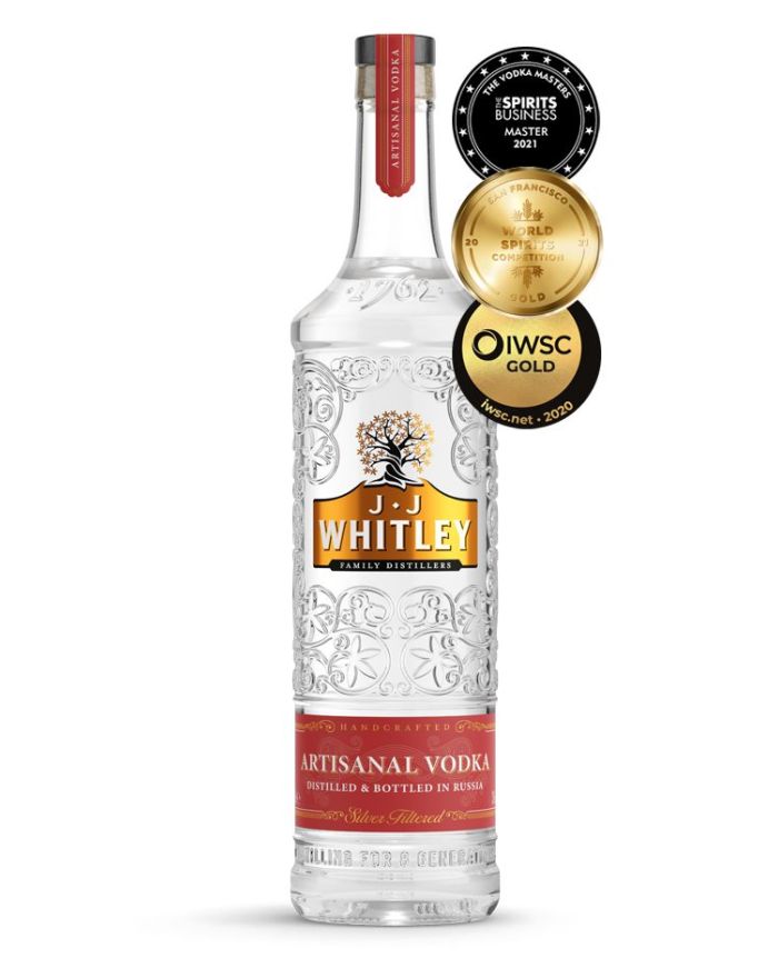 JJ Whitley Artisanal Vodka 70cl – TotalDrinks