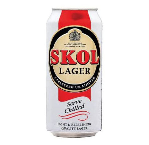 Skol Lager 440ml 2.8% ABV (24 Pack) – TotalDrinks
