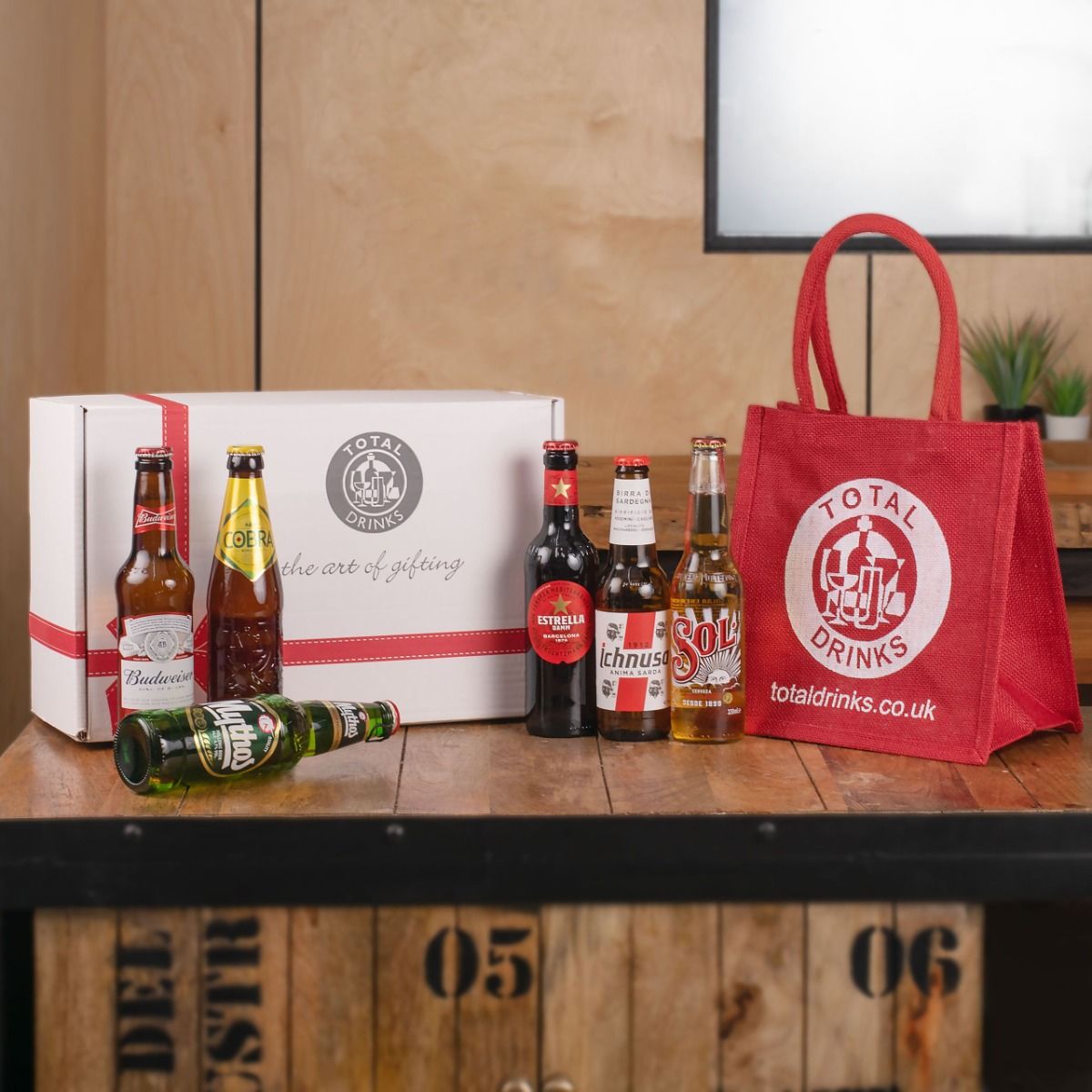 Premium World Lager Mixed Case Gift Set - TotalDrinks